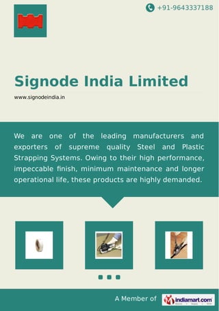 Signode india-limited | PDF