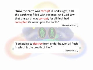 Sign of the covenant | A Sermon on the flood in Genesis 6 - 9 | PPTX