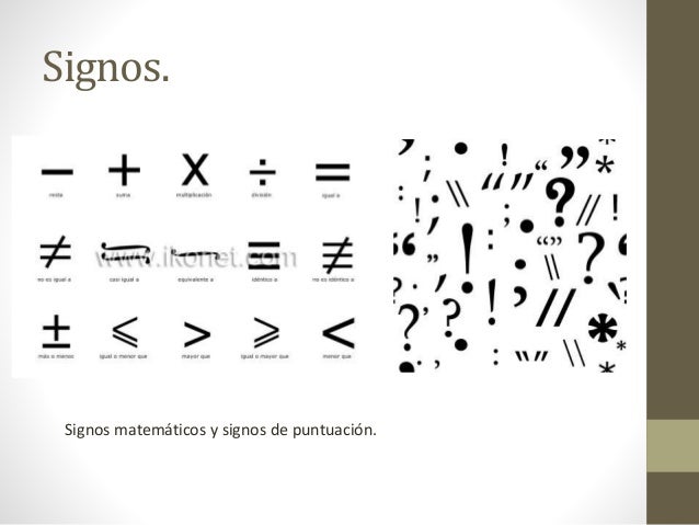 Todos Los Signos Matematicos En Ingles - Descargar Pdf