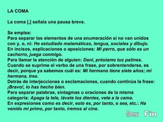 Signos de puntuacion. | PPT