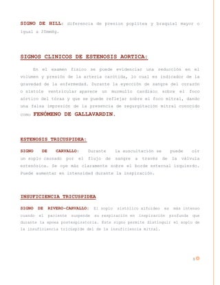 Signos clinicos cardiovasculares | PDF