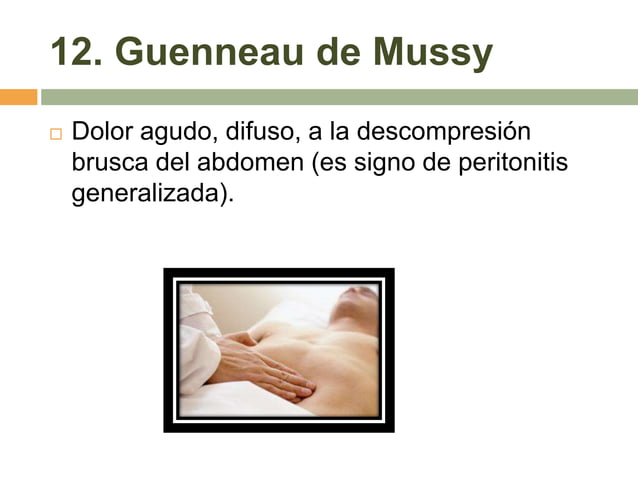 Signos clinicos de apendicitis | PPTX