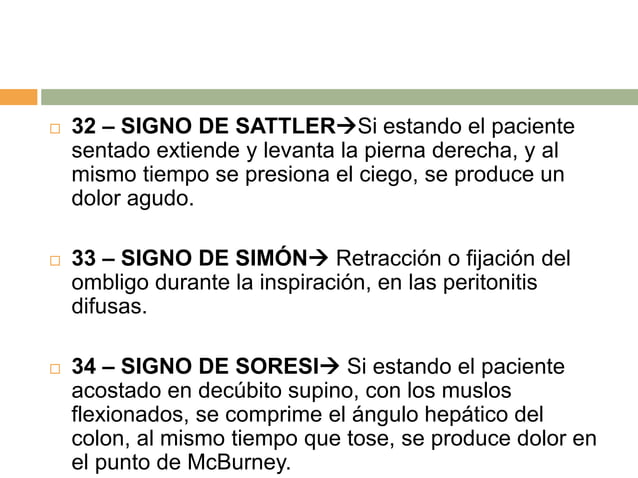 Signos clinicos de apendicitis | PPTX