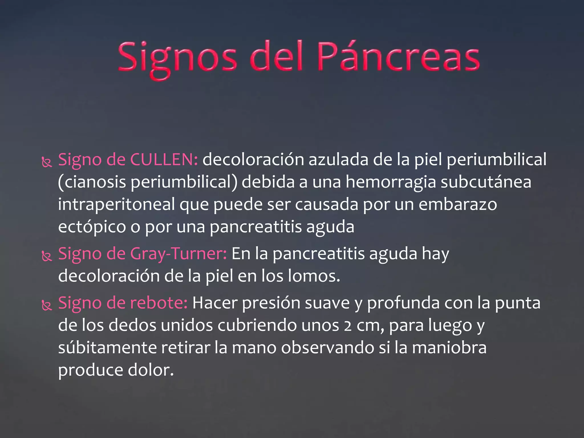 Signos de abdomen | PPTX