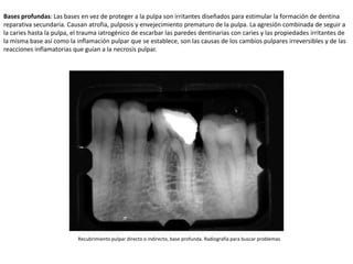 Signos de advertencia de las lesiones pulpares | PPTX