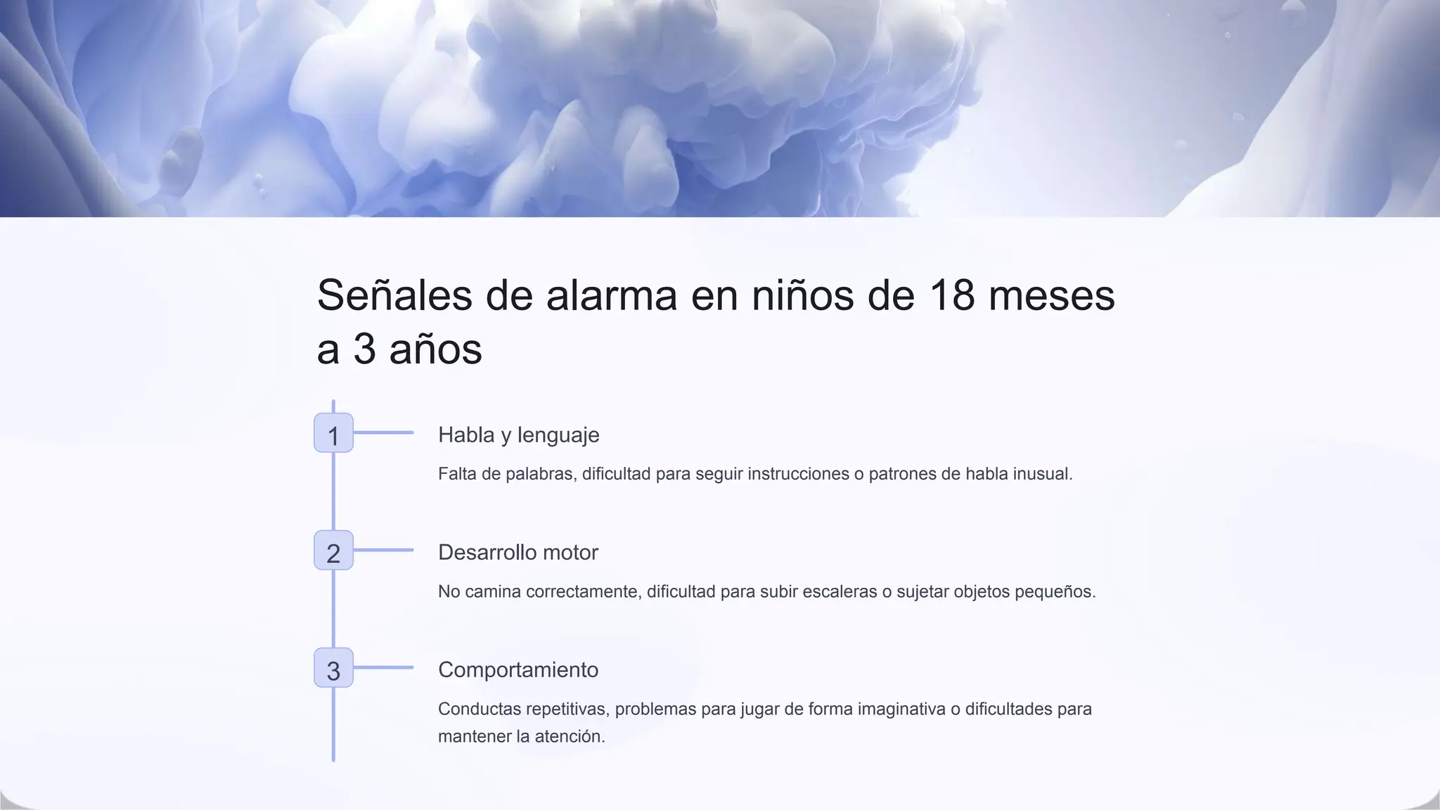 Signos de alarma en el desarrollo madurativo de los ninos con 0 a 6 ...