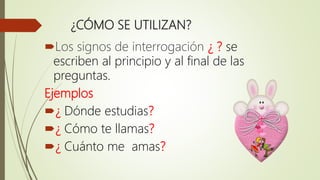 Signos de interrogacion | PPTX