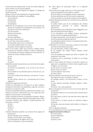 Signos de puntuación de los alumnos de la CEPRE 2024 | PDF