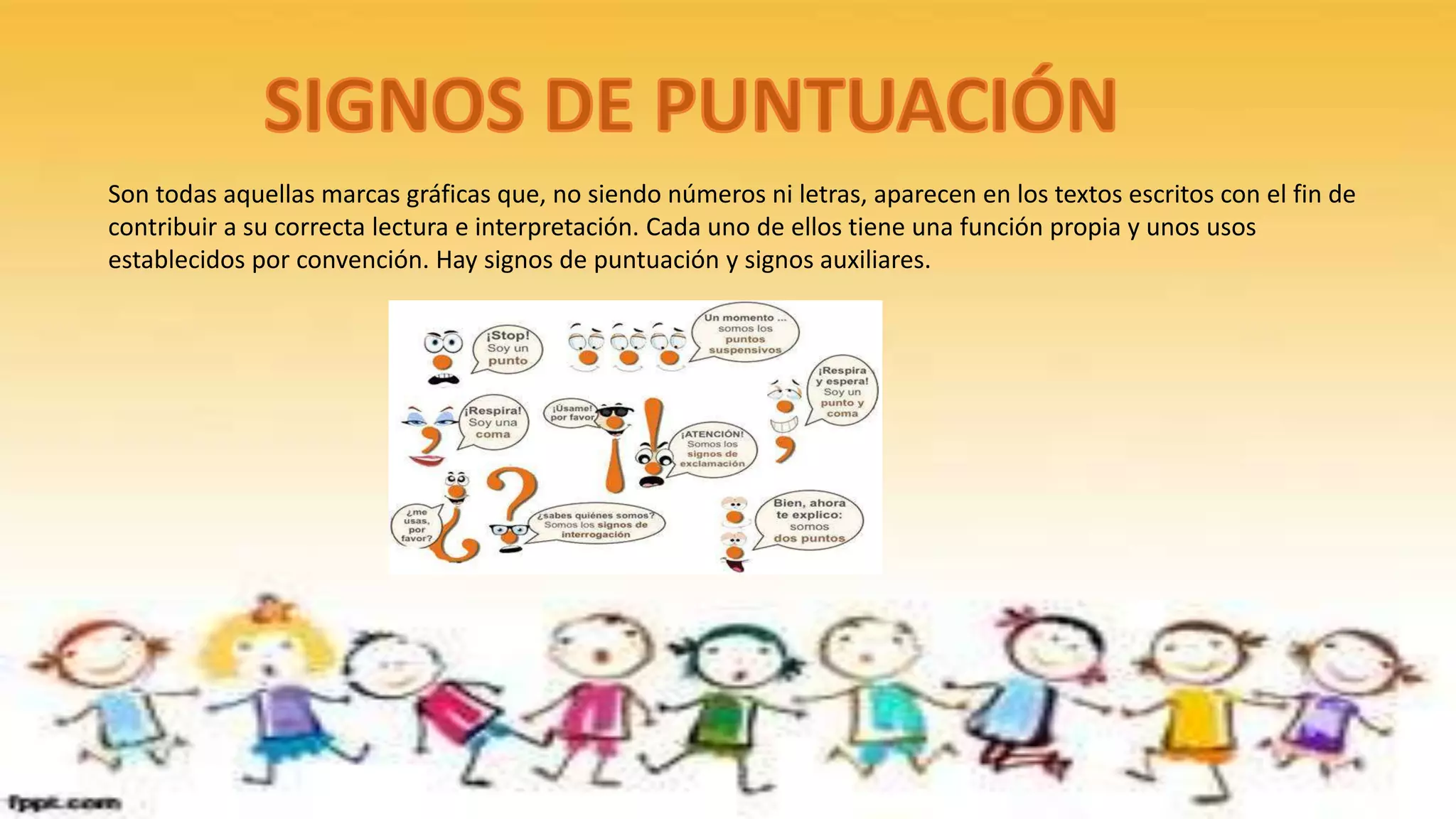 Signos de puntuacion | PPTX
