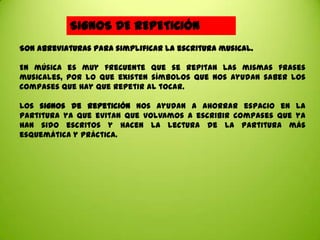 Signos de repetición | PPTX