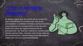 Signos Distintivos y Sus Clasificaciones | PPTX