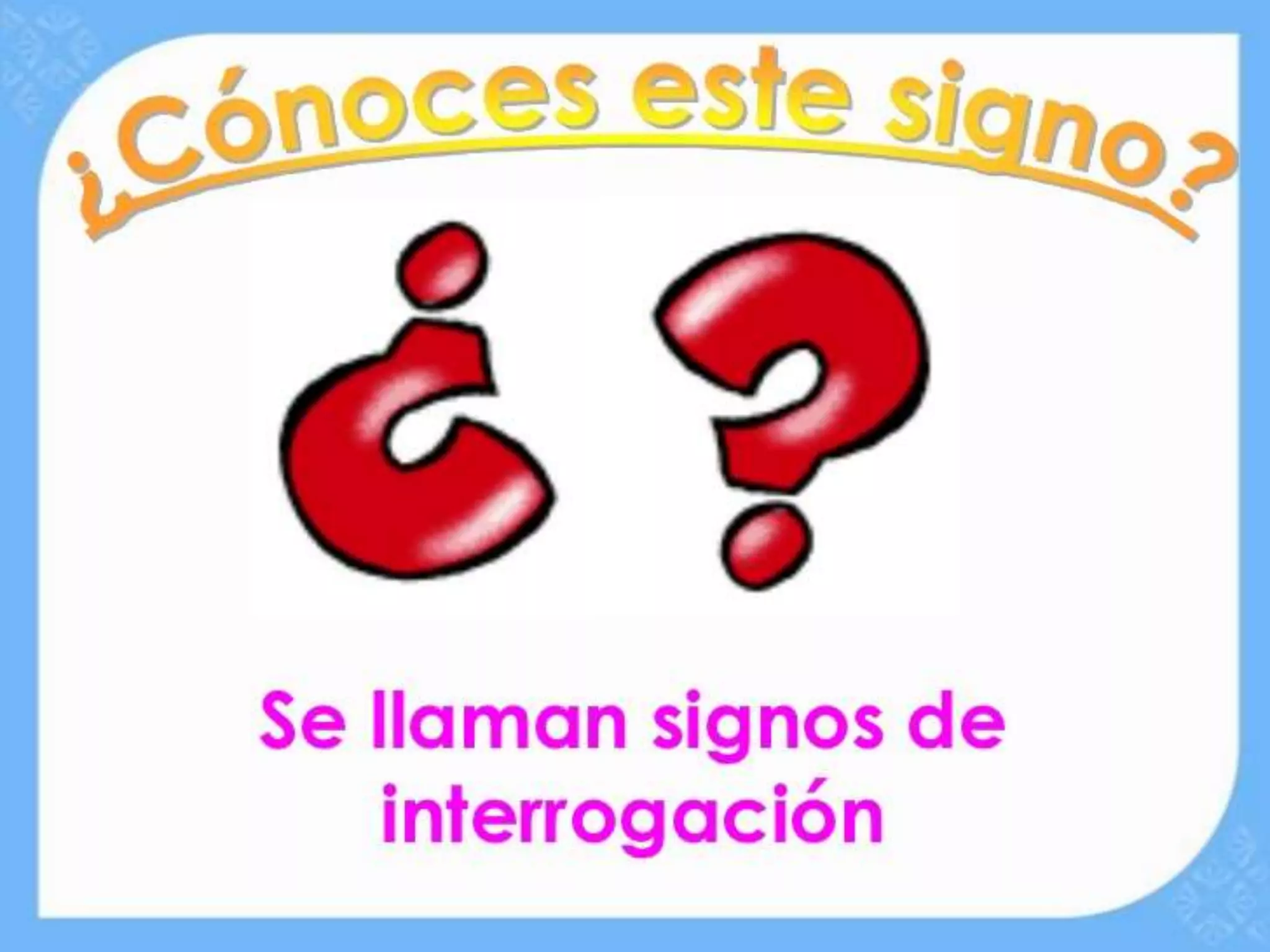 Signos interrogacion | PPTX