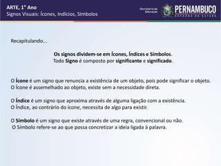 Signos visuais Ícones Indícios e Símbolos.ppt
