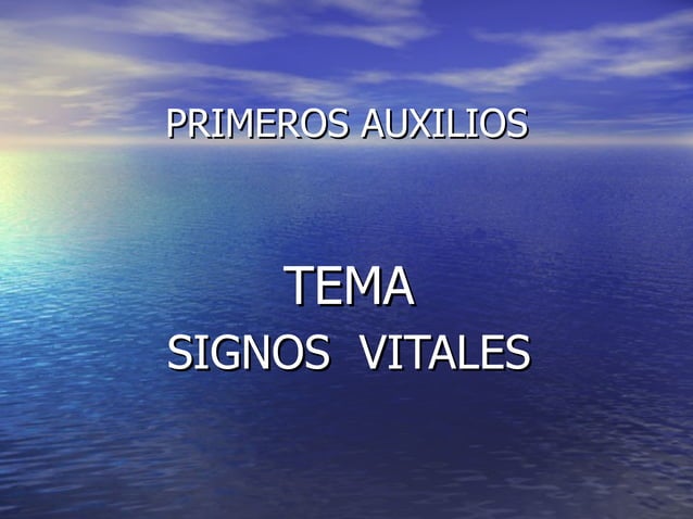 Signos Vitales | PPT