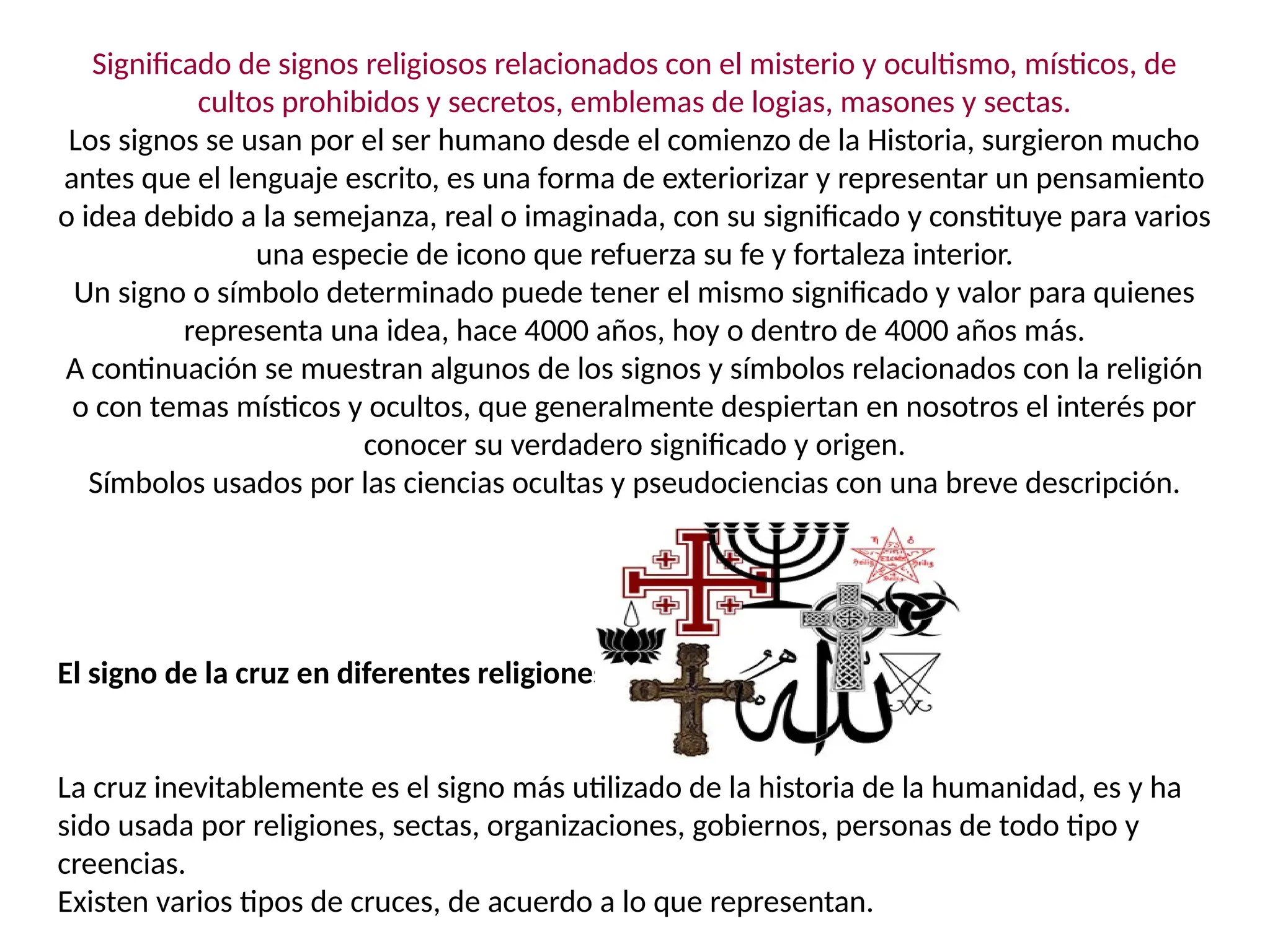 Signos Simbolos Y Significado