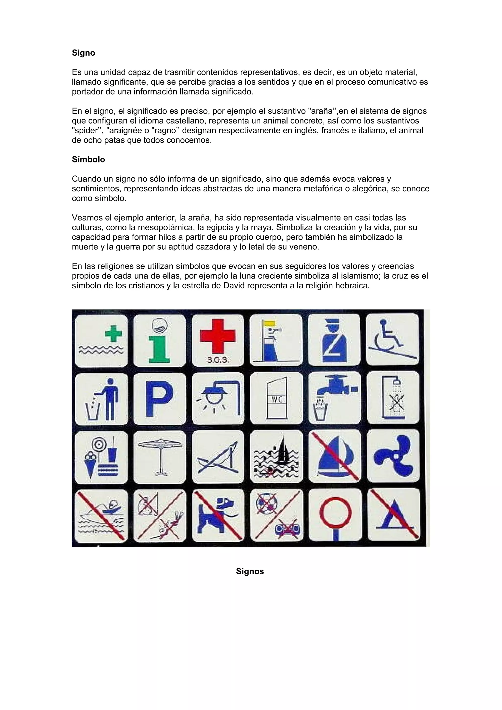Signos Simbolos Y Significado