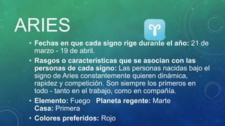 Signos zodiacales poncho fernandez men jeje | PPTX