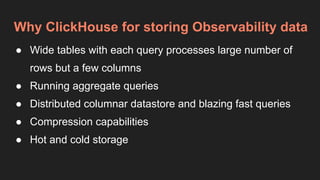 Building an Observability platform with ClickHouse | PPT