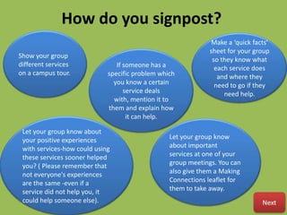 Signposting | PPT | Free Download