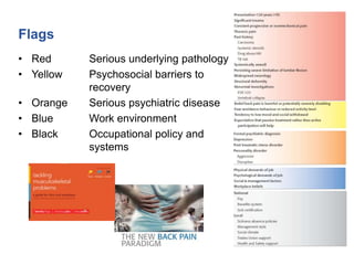Signposting For Spinal Injury & Pain John ODowd | PPT