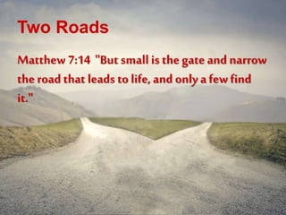 Signposts Along 2 Roads - Meekness | PPTX