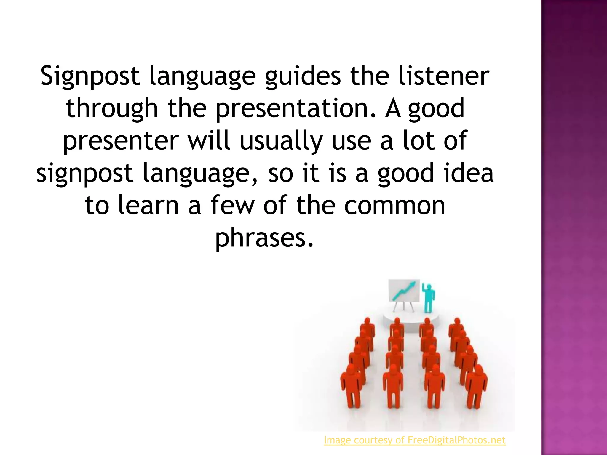 Signpost words | PPTX