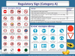 Review of Existing Guidelines For “Road Signs” in Bangladesh | PPT