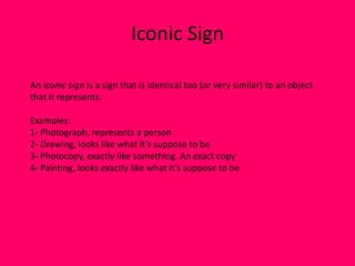 Signs | PPT