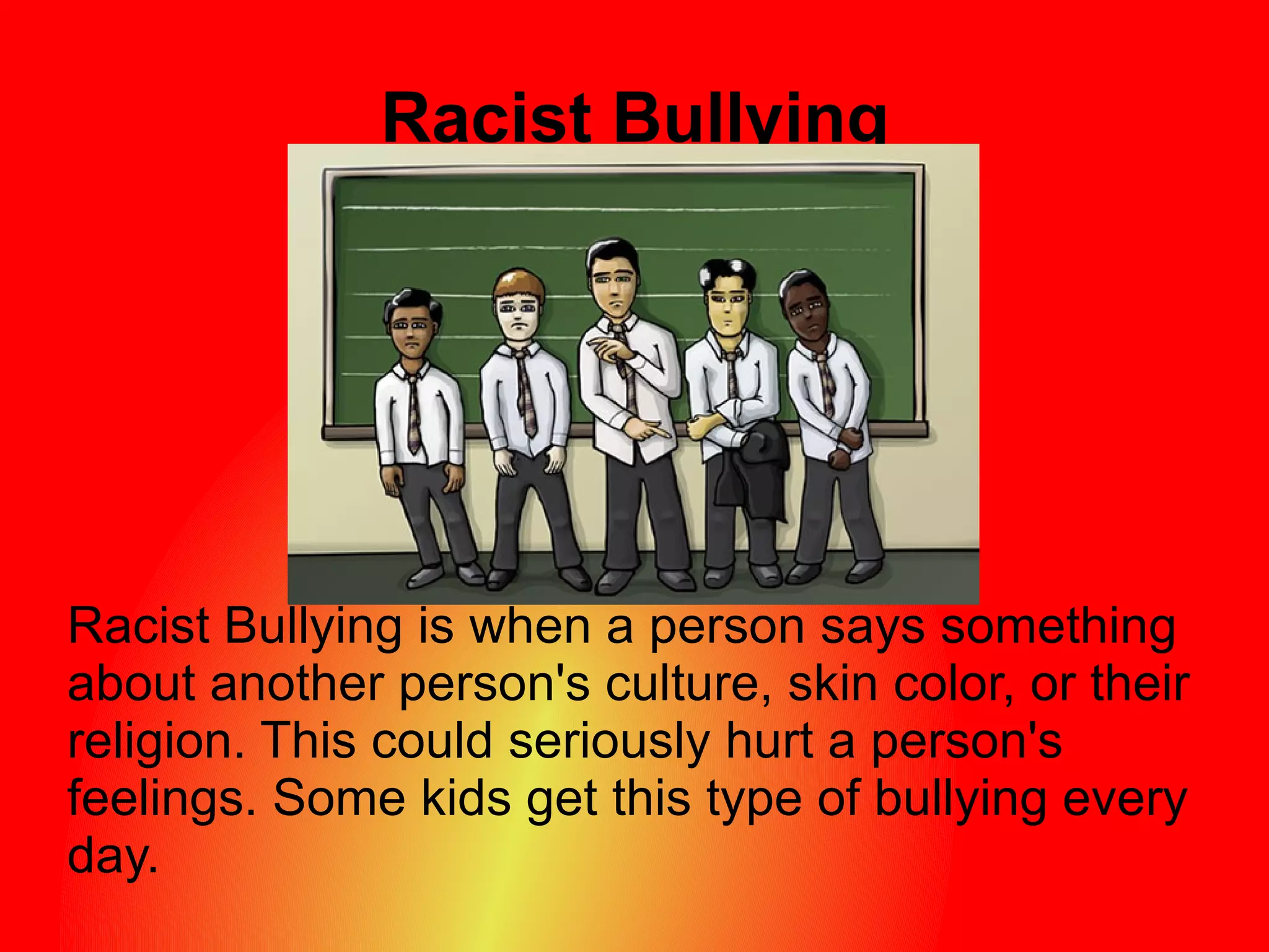 Signs of bullying! | ODP