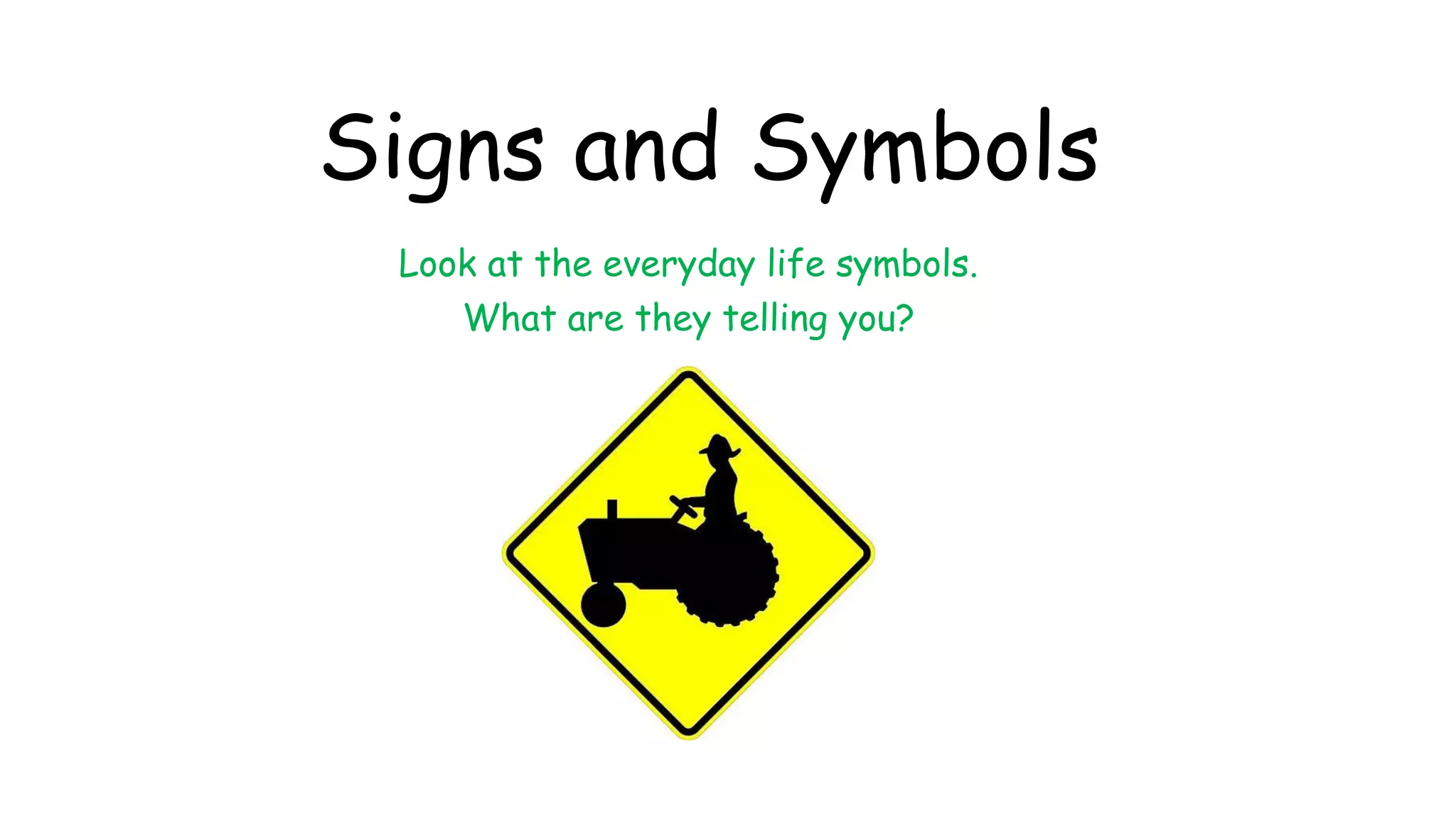 Signs and Symbols | PPTX