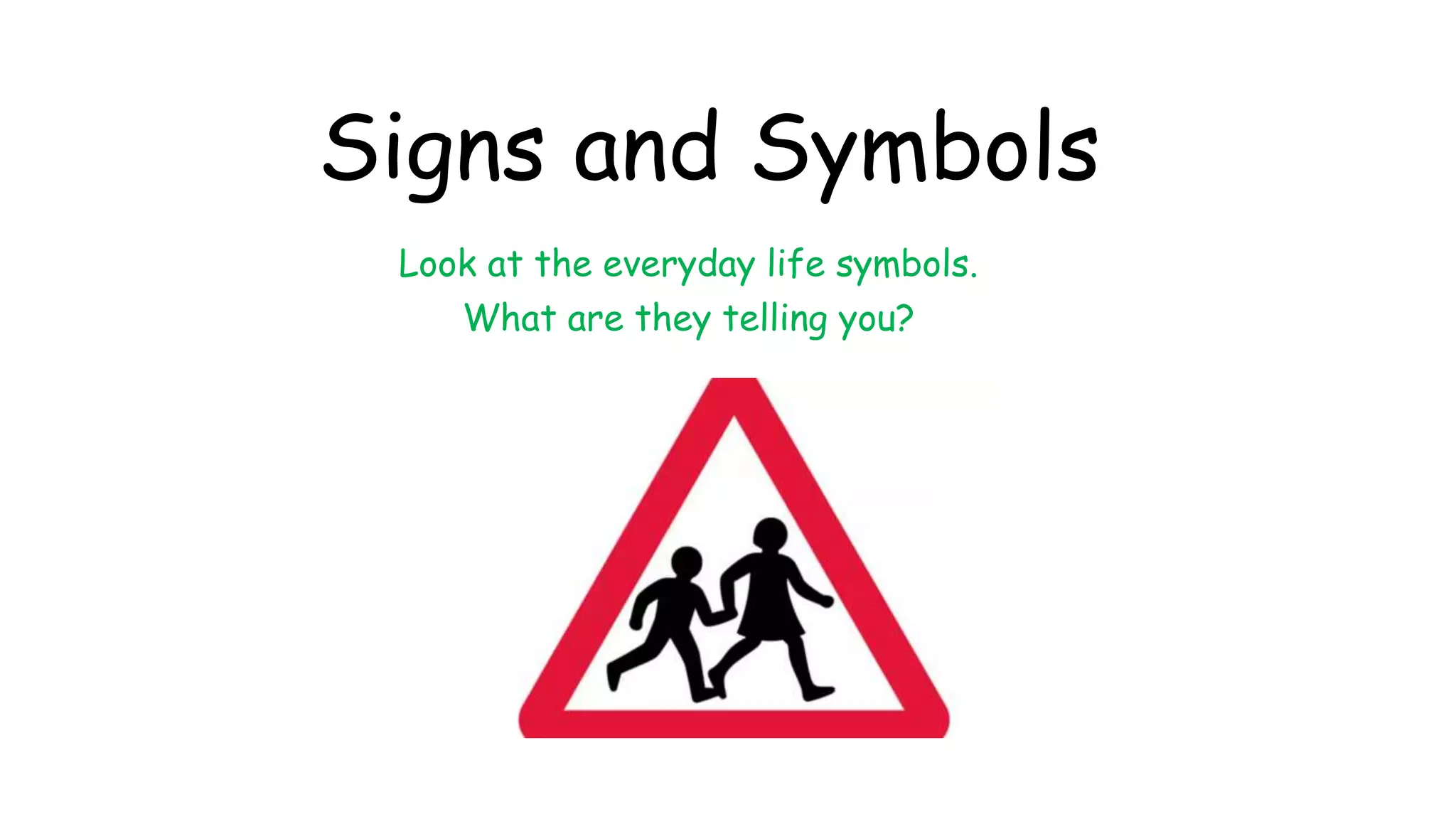 Signs and Symbols | PPTX