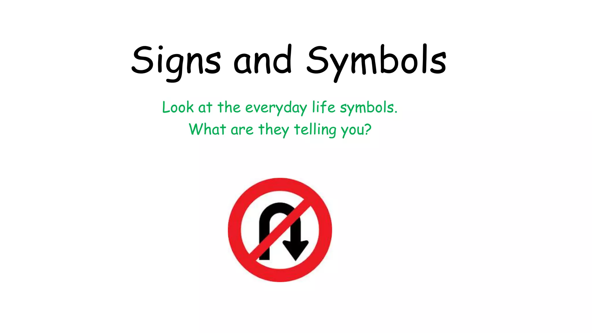 Signs and Symbols | PPTX