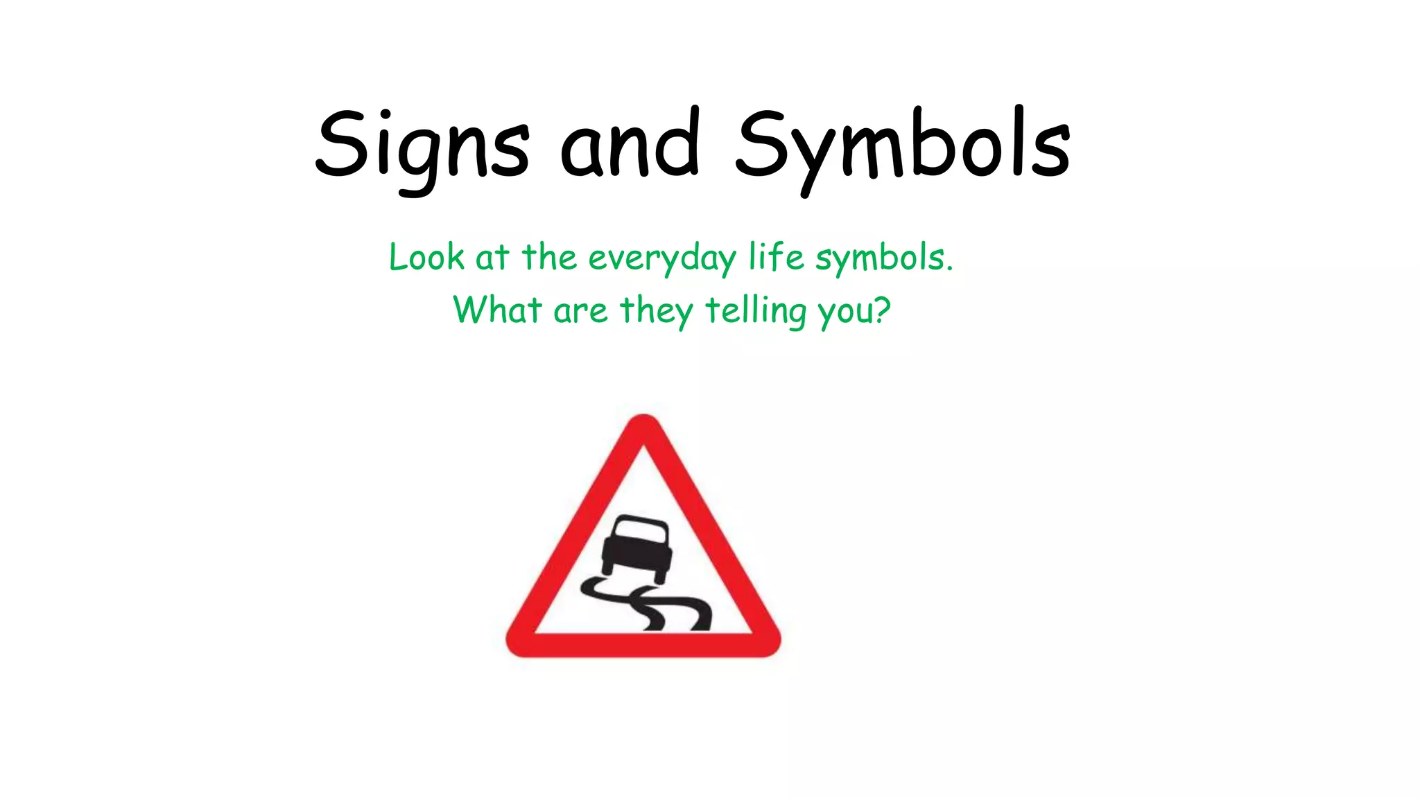 Signs and Symbols | PPTX