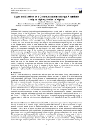 Signs and symbols as a communication strategy | PDF