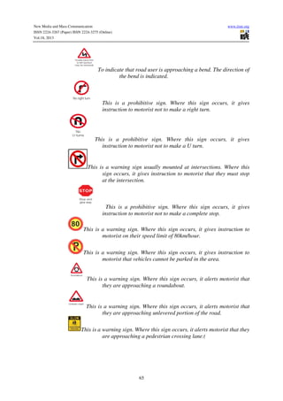 Signs and symbols as a communication strategy | PDF