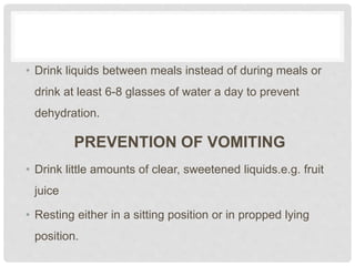 Unit: 2 -Vomiting | PPTX | Digestive Disorders | Diseases and Conditions