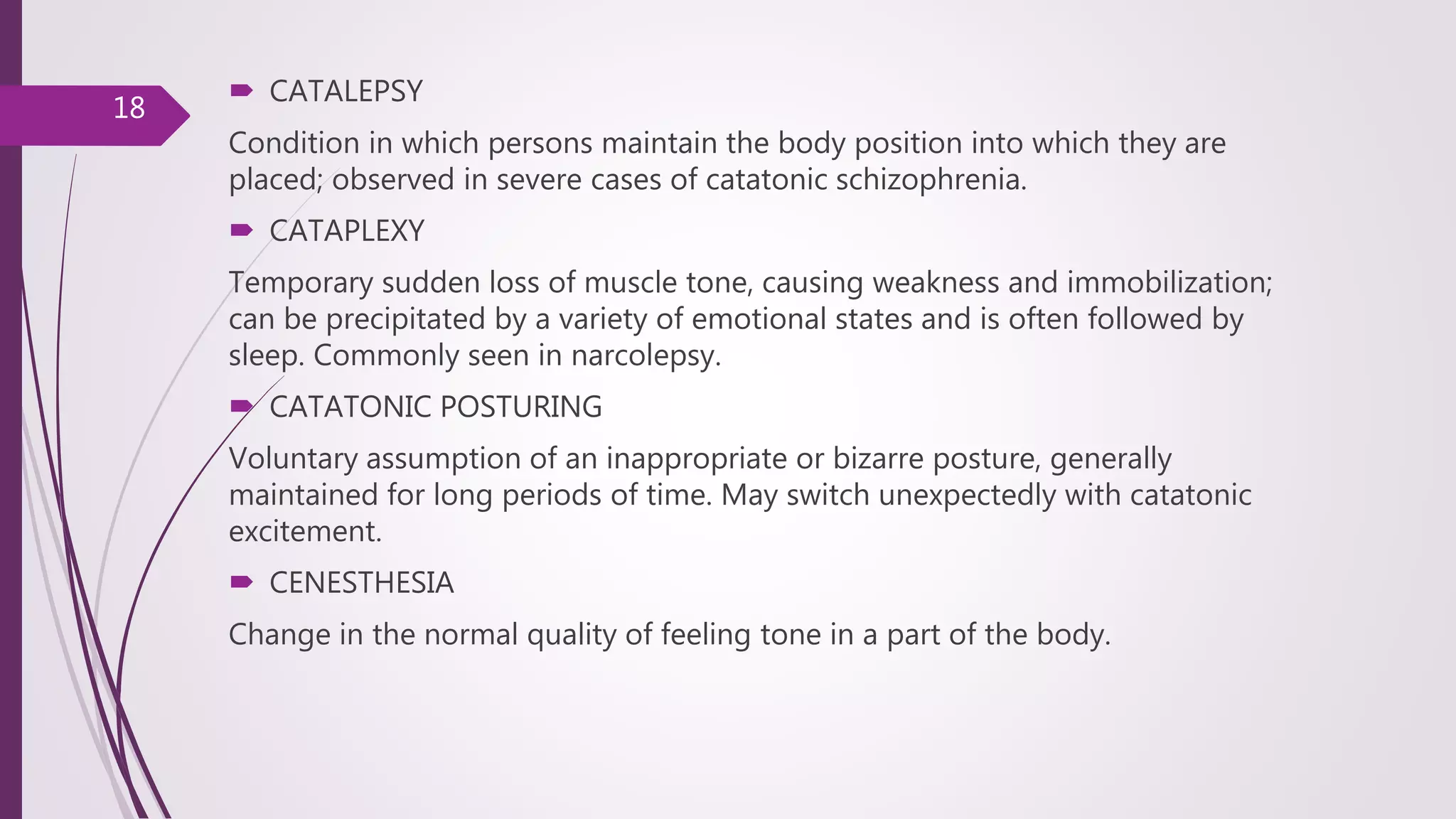 Signs and symptoms in psychiatry | PPTX