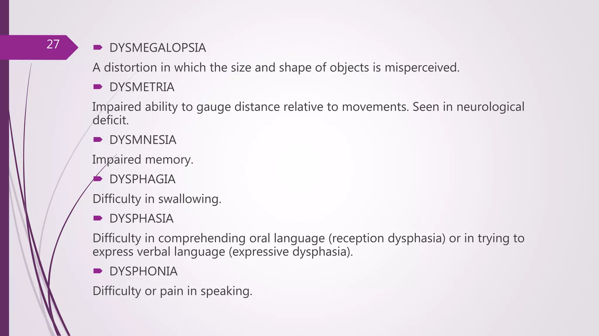 Signs and symptoms in psychiatry | PPTX