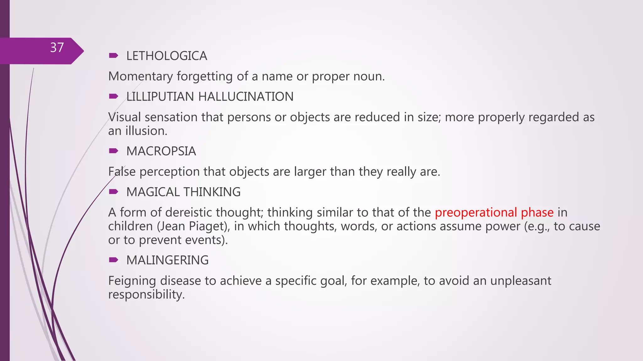 Signs and symptoms in psychiatry | PPTX