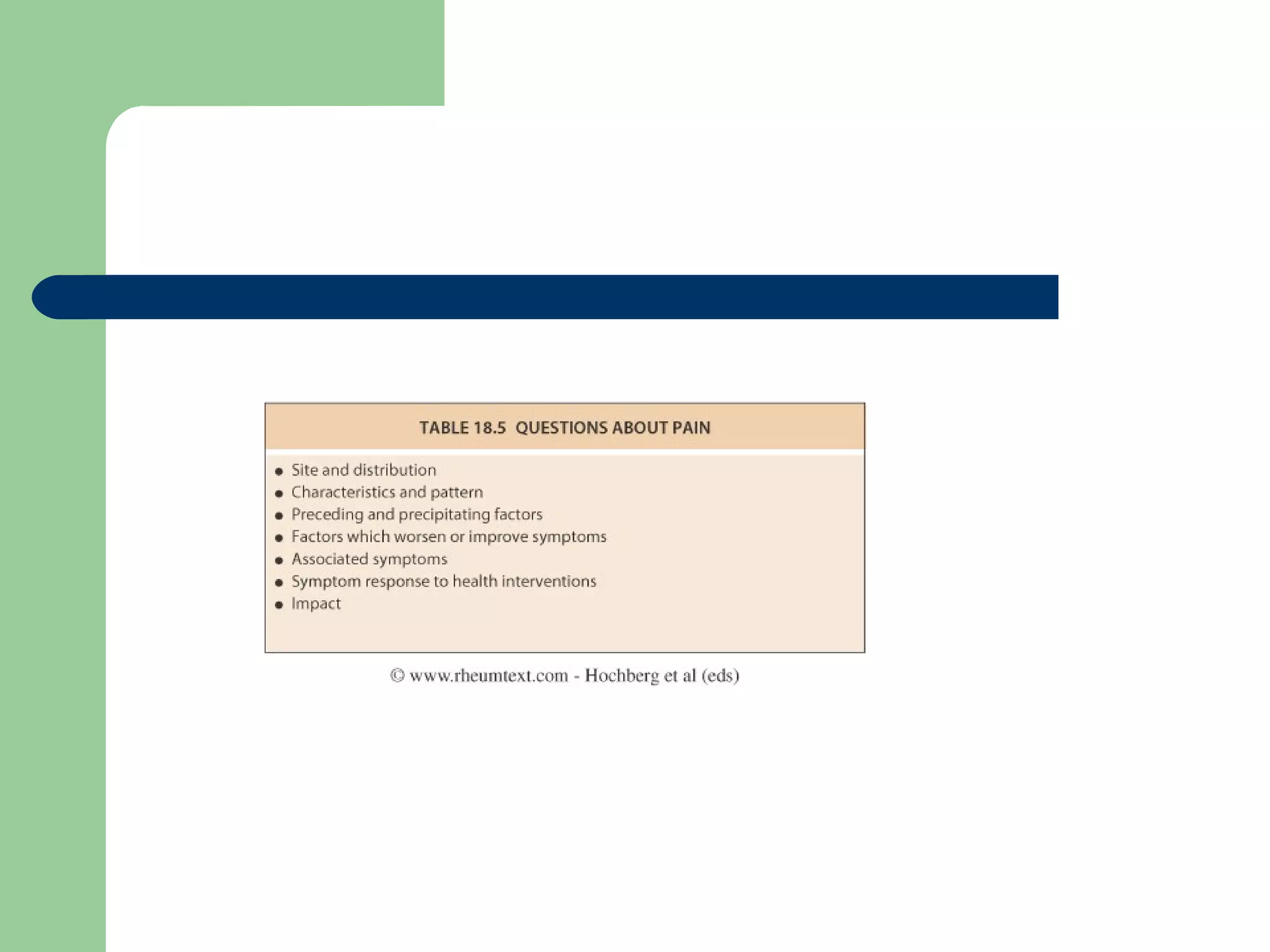 Signs and symptoms in rheumatology | PPT