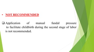 Signs and symptoms of labor for pregnancy | PPTX