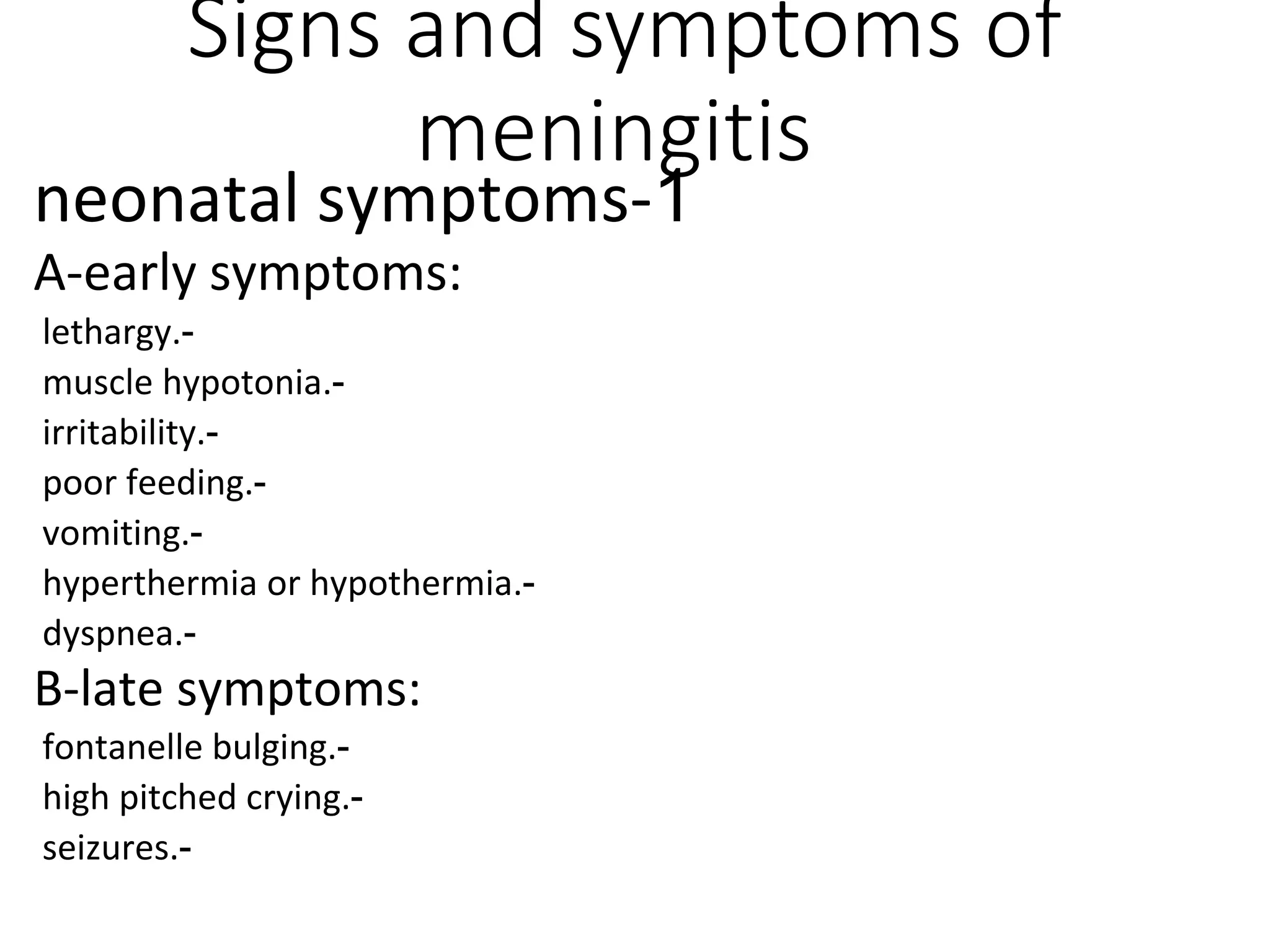 signs and symptoms of meningitis for nursing .pptx