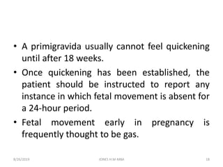 Signs and symptoms of pregnancy | PPTX
