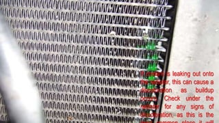 Radiator leak symptoms store