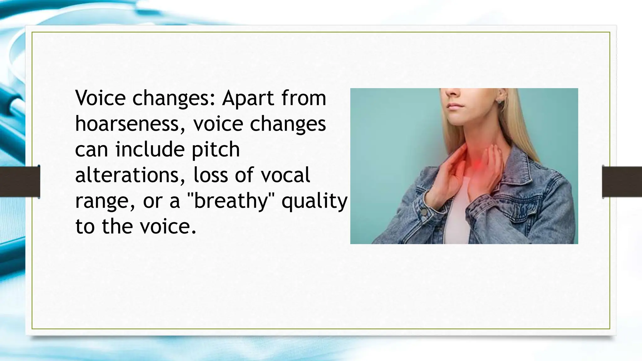 Signs and Symptoms of Recurrent Respiratory Papillomatosis | PPTX