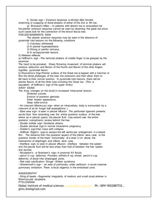 Signs in medicine | PDF