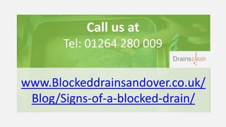 Signs of a blocked drain | PPTX