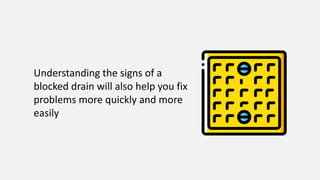 Signs of a blocked drain | PPTX