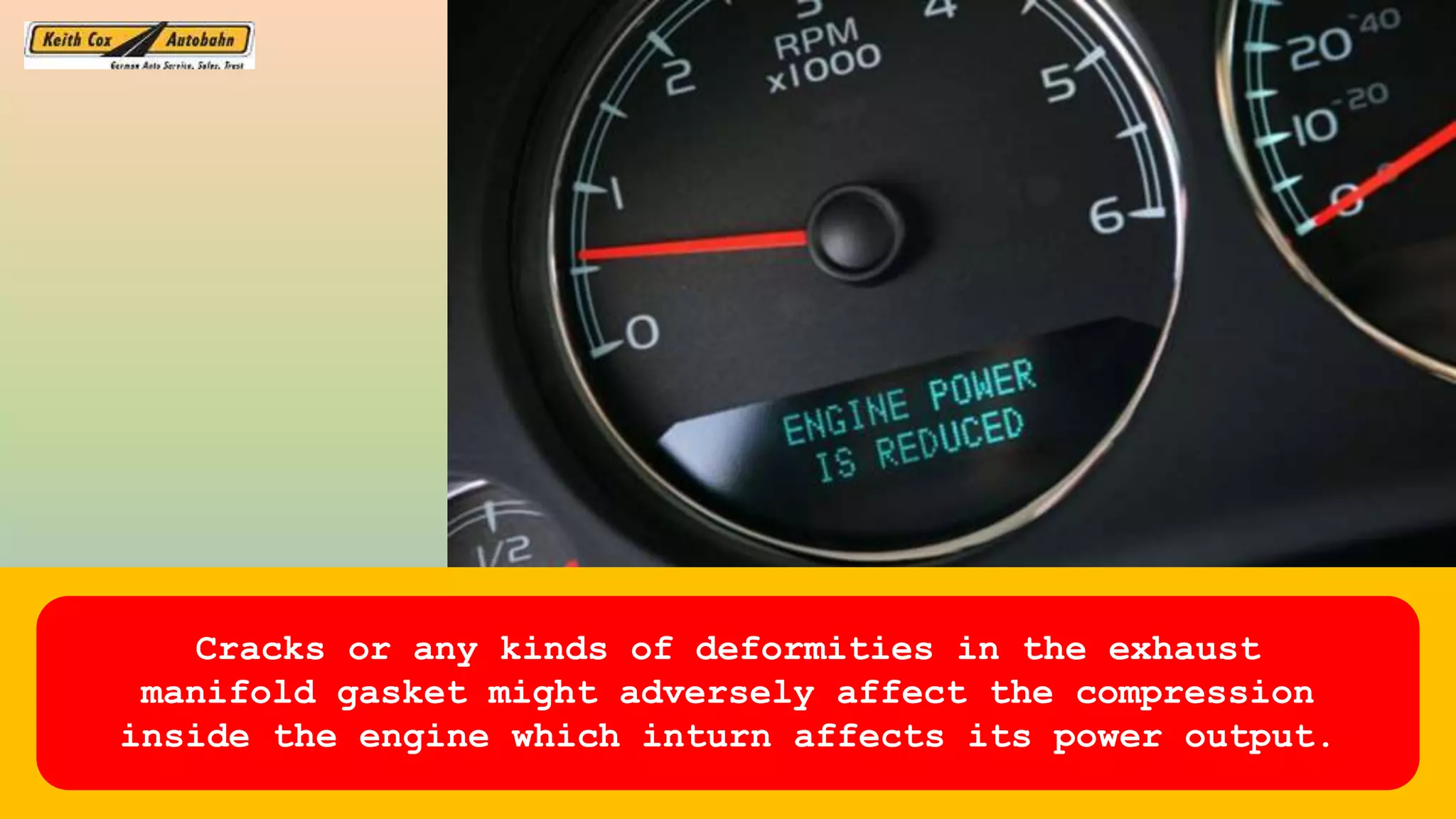 Signs of a Defective Exhaust Manifold Gasket in a Car | PPT