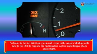 Signs of a Defective Fuel Injection System in a Car | PPT